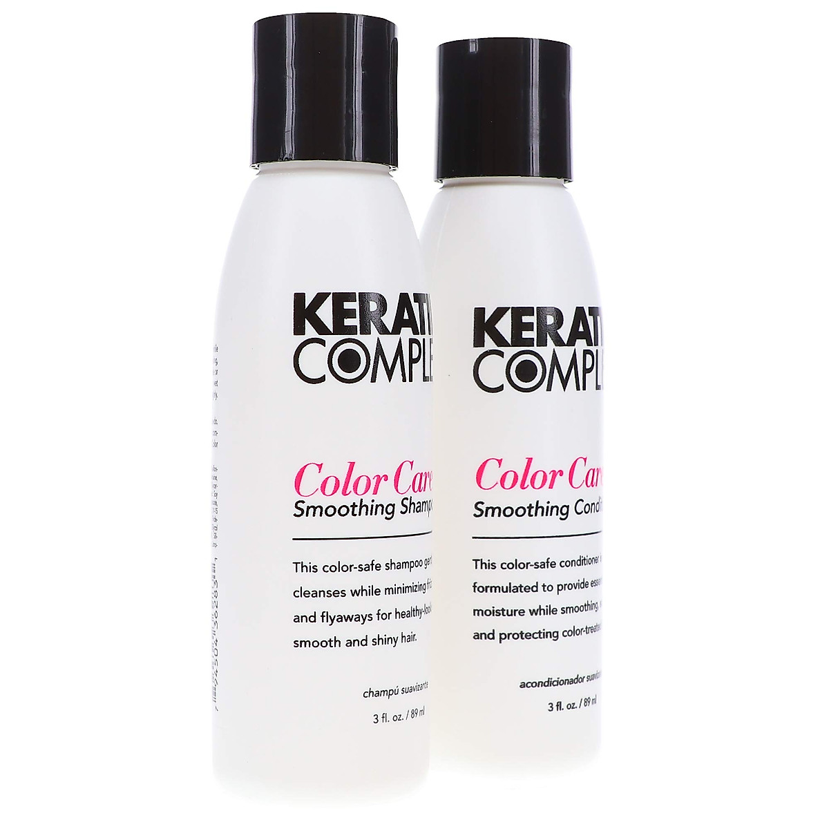 Keratin Complex Color Care Shampoo & Conditioner Travel Valet Duo 3oz Each