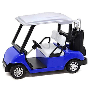 1/20 Scale Alloy Golf Cart Vehicle Model, Diecast Pull Back Car Model Kids Collectible Toy