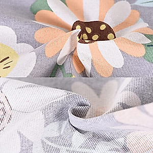 ARBINSON 2 Pack Floral Apron for Women with Pockets, Adjustable Cotton Chef Aprons for Kitchen, Cooking, BBQ & Grill (Green/Leaves)