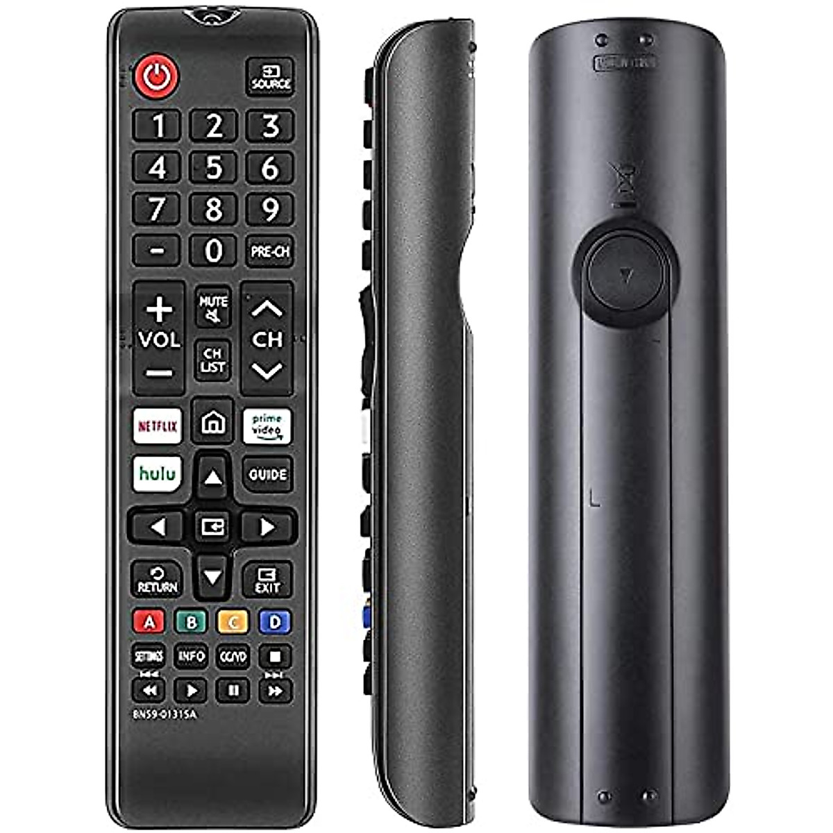 BN59-01315A BN59-01315D Replacement Remote Compatible with All Samsung Smart TV, 4K UHD Curve Ultra HDTV LED 6 7 8 Series with Netflix, Prime Video, Hulu App Keys