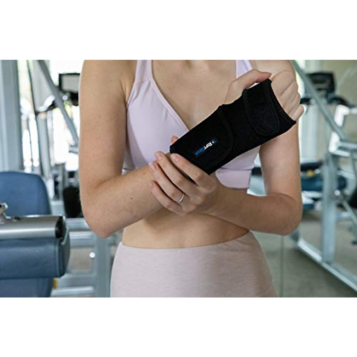 RiptGear Carpal Tunnel Wrist Brace Support - Adjustable Wrist Brace for Women and Men - Hand & Wrist Splint Compression Support for Tendonitis Wrist Brace for Carpal Tunnel - Left Hand