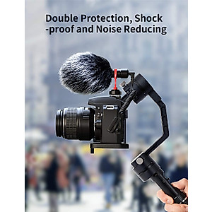 RALENO Camera Microphone. Cardioid Microphone Suitable for Smartphone, Sony, Canon and Nikon, Used for Indoor Shots, interviews, vlog Radio. Friendly to Video Producers, Youtubers
