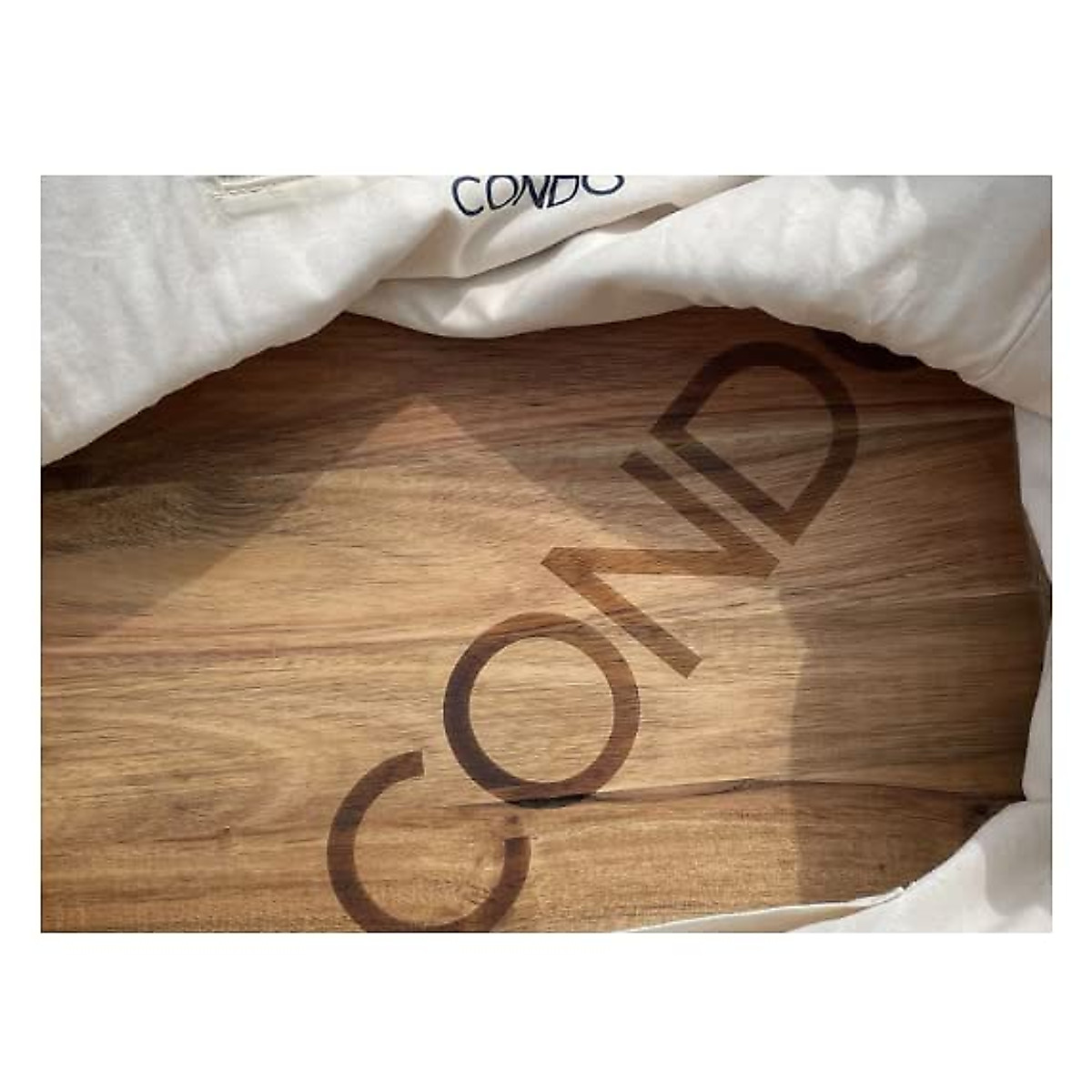 CONDO Board Acacia Wood Serving Tray 21 Inches Breakfast Tray Dinner Tray Coffee BBQ Party Table Lap Tray