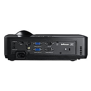 InFocus IN116 Portable DLP Projector, 3D ready, WXGA, 2700 Lumens