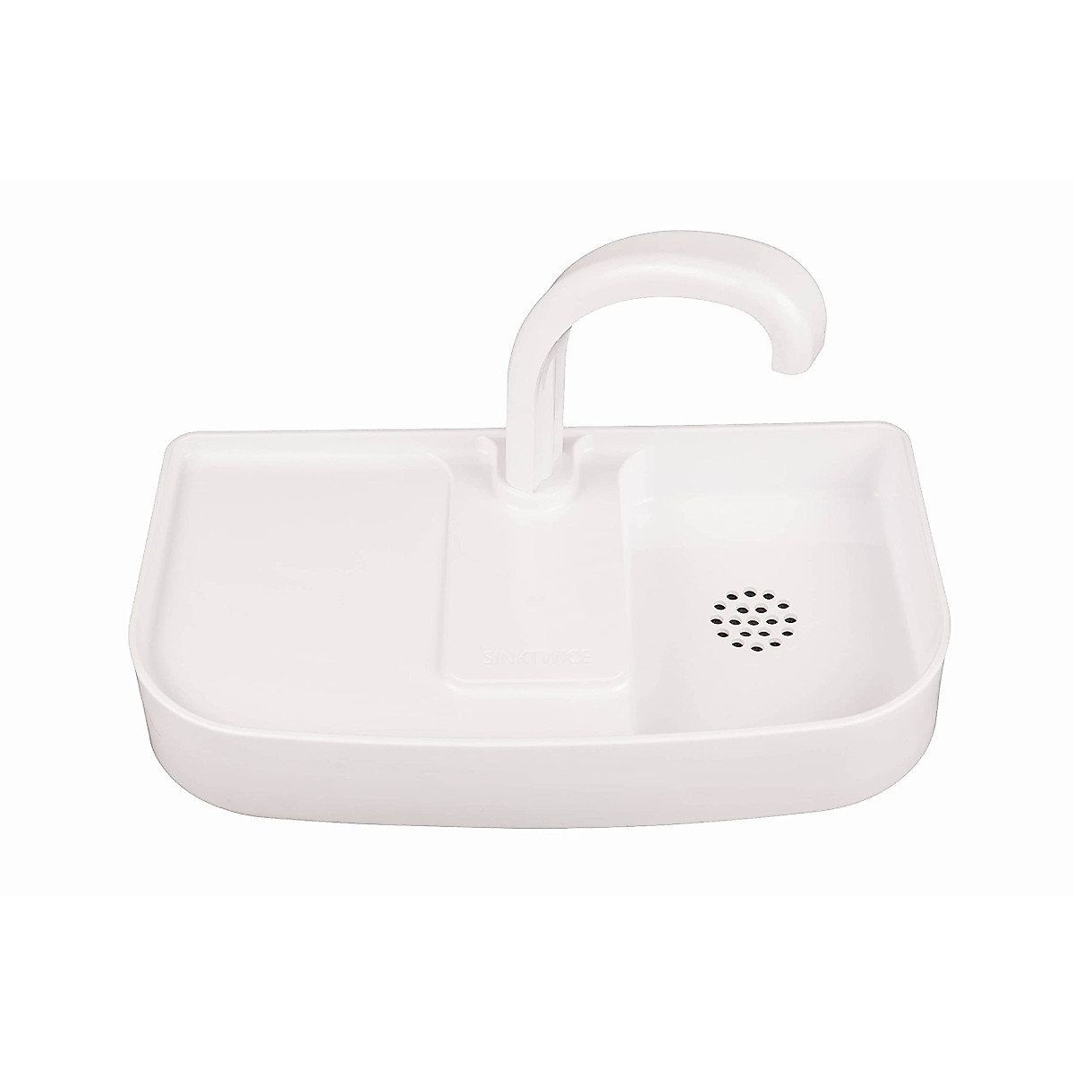 Sink Twice for tanks smaller than 15.25" measured with lid off (Sink Smaller)