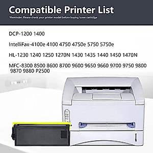 ALUMUINK TN4601PK TN460 Toner Cartridge: Compatible TN-460 Toner Cartridge Black High Yield Replacement for Brother DCP-1200 1400 HL-MFC-8300 9800 IntelliFax-4100e 4100 Printer (6,200 Pages)