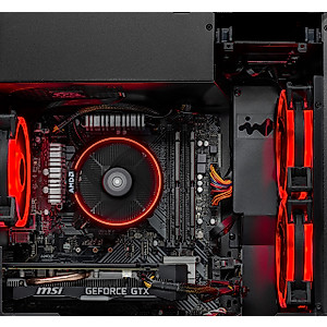 Skytech Legacy Mini Gaming PC Desktop - AMD Ryzen 7 2700 3.2GHz, GTX 1660 Super 6GB, 16GB DDR4 3000, 500GB SSD, AC WiFi, Win 10 Home, Black