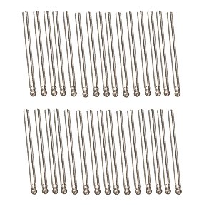 BQLZR 3mm Diameter Sphere Point Coated Burrs Glass Drill Bit for Die Grinder Pack of 30