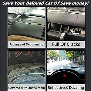 Fit for Volvo XC60 S60 S60L 2012-2016 LHD,Car Dashboard Cover,Non-Slip Pad Carpet,Dashboard Center Console Cover Dash Mat,Dash Cover mat