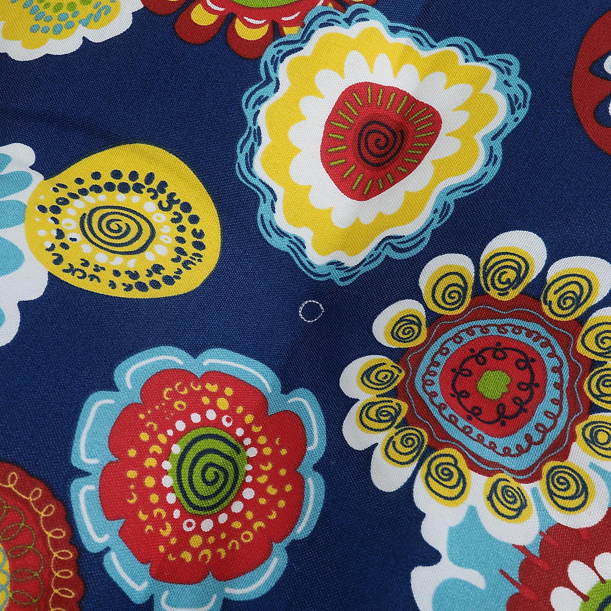 Magpie Fabrics Patio Bench Cushion 45"x18", Indoor/Outdoor Non-Slip Water Resistant Long Seat Pads, Tufted Loveseat Cushion for Swing, Settee, Window, Garden, Wicker, Front Porch (Heronsbill Navy)