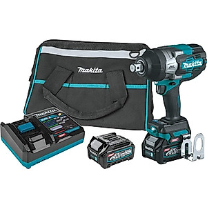 Makita 40V Max XGT Brushless Lithium-Ion 3/4-Inch Cordless 4-Speed High-Torque Impact Wrench with Friction Ring Kit