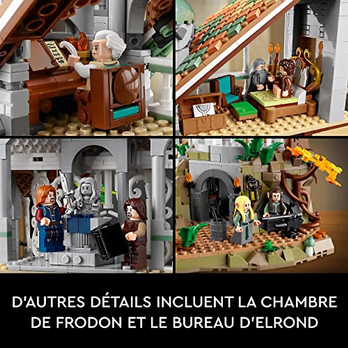 LEGO Icons The Lord of The Rings: Rivendell Building Model Kit for Adults, Construct and Display a Middle-Earth Valley with 15 Minifigures, A Great Gift for LOTR Fans and Movie-Lovers, 10316