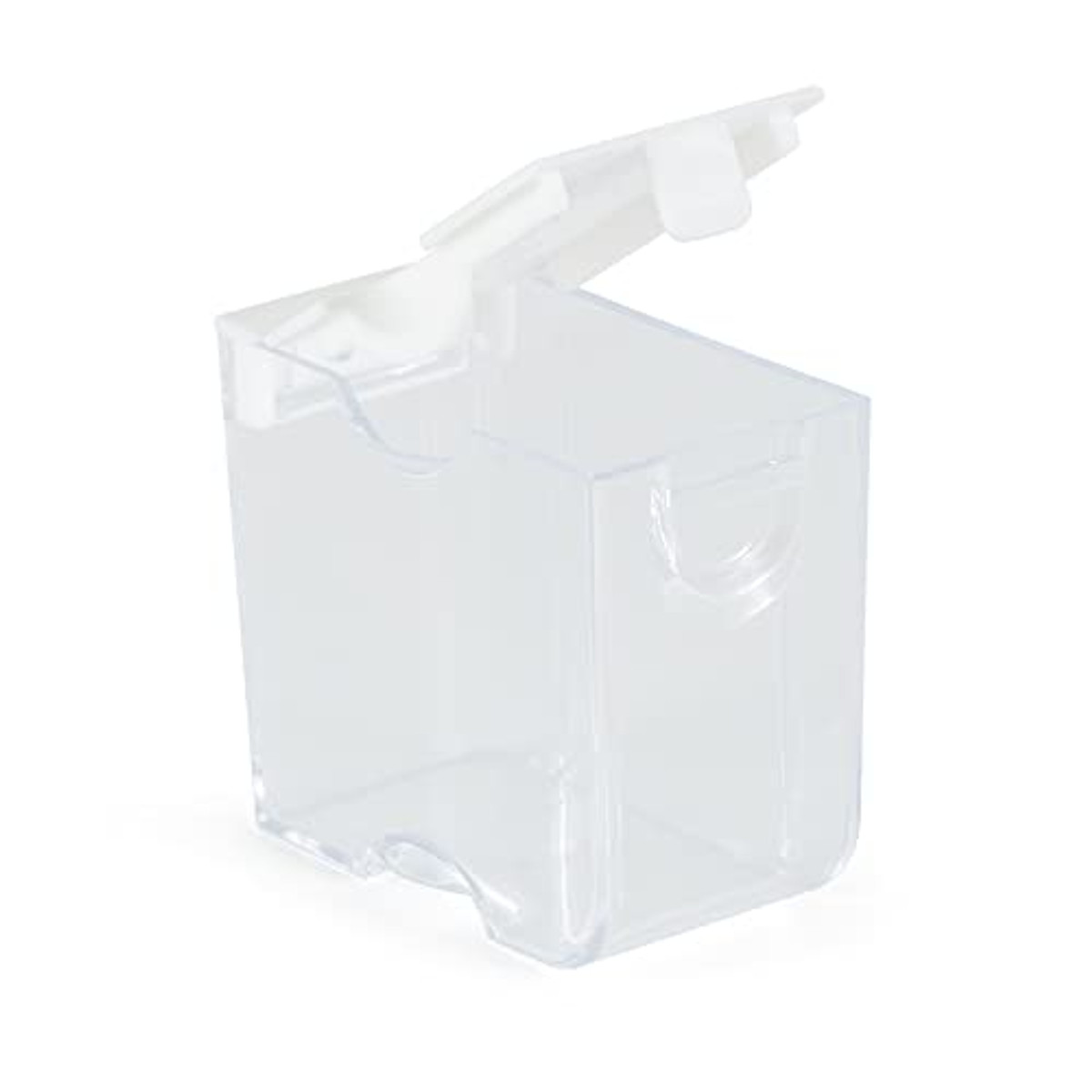 Elizabeth Ward Bead Storage Solutions Clear Plastic Storage Containers (5pc) – Medium – Organize Beads, Jewelry Making and Craft Supplies, Earrings and More – Securely Snaps Shut, 1-3/4” x 2” x 1-1/8”