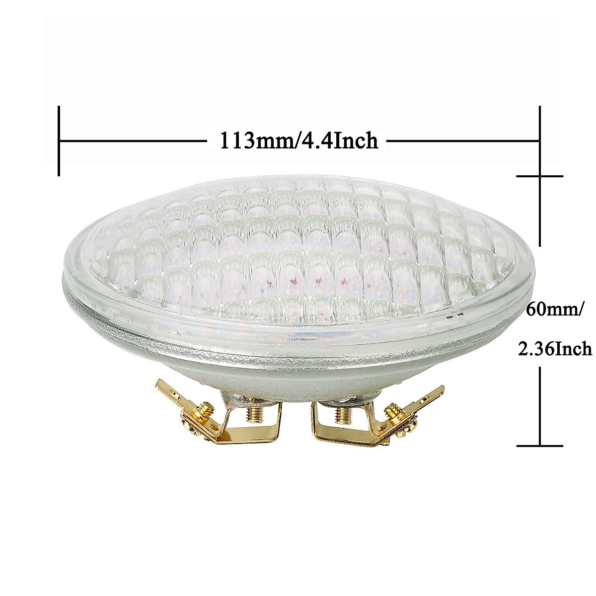 Familite PAR36 LED Landscape Light Bulbs, 9W 36W Halogen Equivalent, AC/DC 12V Waterproof, Warm White 3000K Outdoor Flood Light for Well Light, Tractor, Off-Road Vehicles, Snowblower, Pack of 4