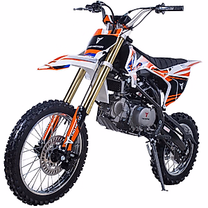 X-PRO 150 Dirt Bike Zongshen Brand Engine with 4-Speed Manual Transmission! Big 17"/14" Tires!(Black)