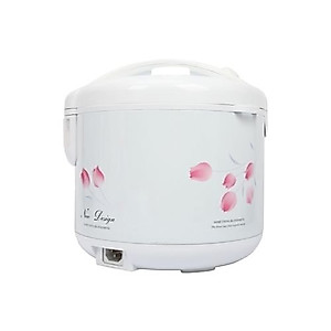 TRC-10 Cool Touch 10-Cup Rice Cooker and Warmer with Steam Basket, White