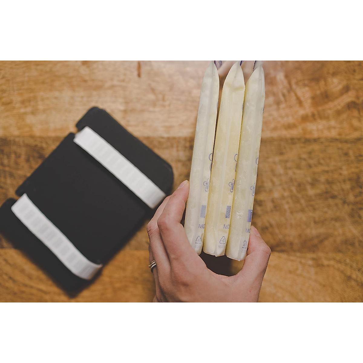 MAMMaway Freeze It Flat: Breast Pump Accessory for Storing Breastmilk Bags. Stay Organized & Save Space. Uses Compression to Reduce Leaks & Double Storage Capacity. Reusable & Durable. (Black, Double)