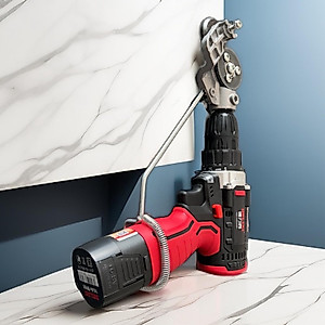 Drill Plate Cutter Attachment - Upgraded Metal Nibbler Drill Shears for Cutting Flat Metal Sheets, Cutter Tool Adapter for Cutting Iron, White Sheet, Steel, Copper, Aluminum