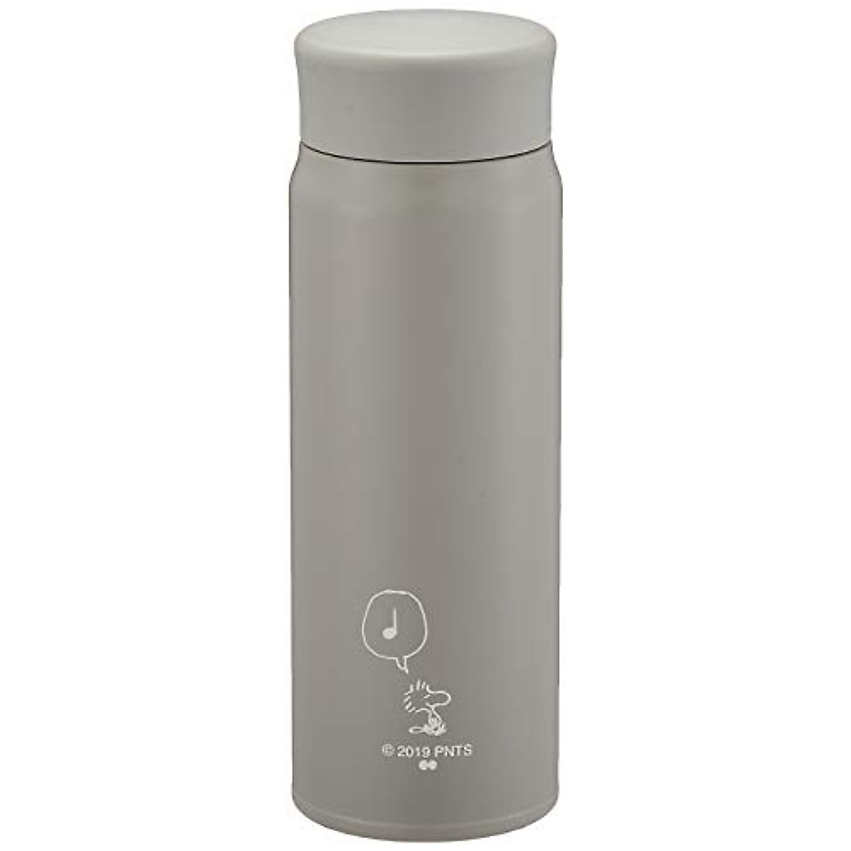Peanuts Snoopy PD-2911 Stainless Steel Bottle, Gray, Gray