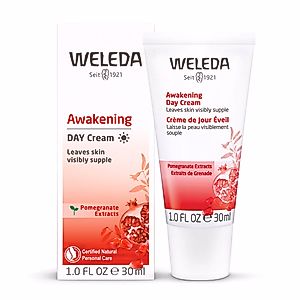 Weleda Awakening Day Face Cream, 1 Fluid Ounce, Plant Rich Moisturizer with Pomegranate Extract, Argan and Macadamia Oils