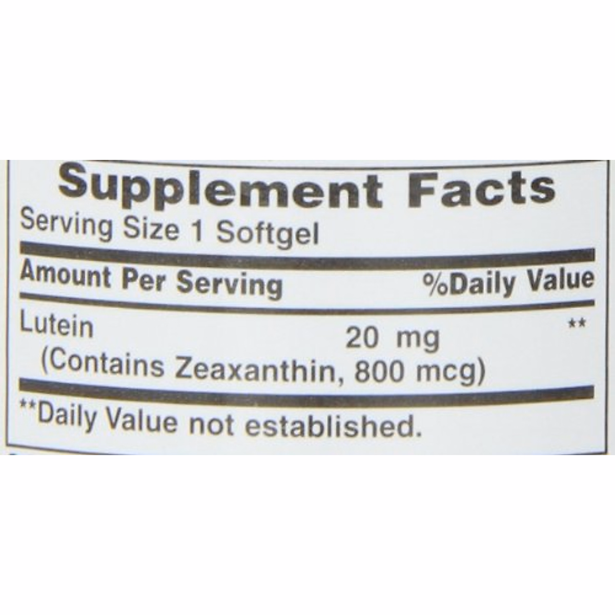 Nature's Bounty Lutein Pills, Eye Health Supplements and Vitamins, Support Vision Health, 20 mg, 40 Softgels