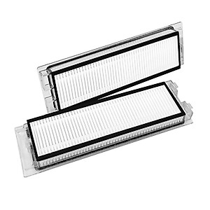 HUAYUWA 2Pcs Washable Filters Compatible for Roborock Q Revo Self-Cleaning Sweeping Robot Vacuum Cleaner P10 Replacement Parts Accessories