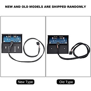 Socobeta USB 2.0 Front Panel Floppy Disk Bay Multi-Functional USB 2.0 Front Panel 3.5 Inch Floppy Bay 9 Pin to 2 Interface USB 2.0 HUB
