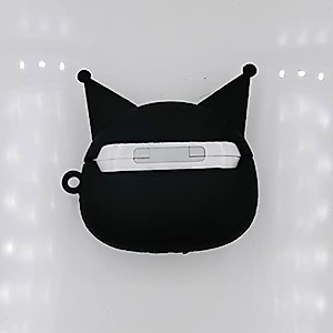 Cute Kurom Case for Airpods pro, Soft Silicone Anime Designed Funny 3D Cartoon Character Airpods pro Case with Lanyard Keychain Protective Cover for Women Girls Teens Boys Air pods pro case