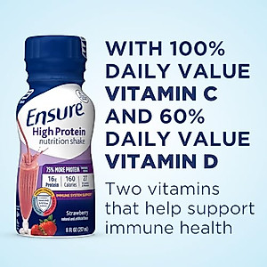Ensure High Protein Strawberry Nutrition Shake, 24 Pack