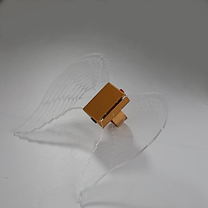 QUOXO Wings Bottle Lights LED Strobe Baton, Champagne Sparkler Light Flash Stick Service Bottle Topper Lamp for Bar Party Club (Pink)