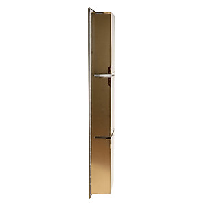 ALFI brand ABNP0836-BG Shower Niche, Brushed Gold 36 x 8 x 4
