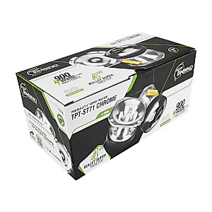 Timpano Super Tweeter 4 Inch TPT-ST71 Chrome, 8 Ohm, 900 Watts Max, 108 db, High Sensitivity, PRO Audio Bullet Super Tweeters (Pair)