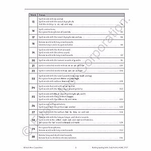 Evan-Moor Building Spelling Skills, Grade 3 - Homeschooling & Classroom Resource Workbook, Reproducible Worksheets, Teaching Edition, Spelling Strategies, Reading and Writing Skills
