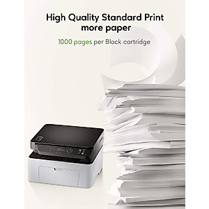 Compatible Toner Cartridge Replacement for Samsung MLT111S MLT-D111S MLTD111S D111S, High Yield, Use with Samsung Xpress M2020W, M2070FW, M2070W Laser Printer (Black), 2-Pack