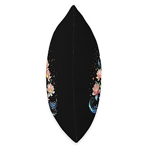 Beautiful Christmas Tree Xmas Star Lights Idea Beautiful Lotus Christmas Tree Xmas Star Lights Throw Pillow, 16x16, Multicolor