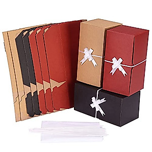 MPFY- Gift Boxes, 10 Pack, 9 X 4.5 X 4.5 Inch, Assorted Color, Gift Boxes with Lids, Gift Boxes for Presents, Bridesmaid Boxes, Gift Box Set, Box Gift, Empty Gift Box, Decorative Gift Box