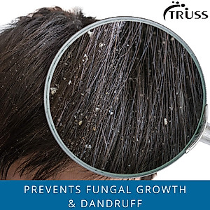 Truss Scrub Therapy Scalp Exfoliant Treatment Bundle with Miracle Shampoo and Conditioner Set