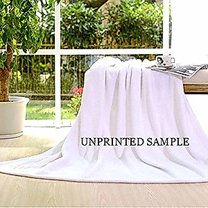 QH 58 x 80 Inch Cute Cat Print Super Soft Throw Blanket for Bed Couch Sofa Lightweight Travelling Camping Throw Size for Kids Adult All Season