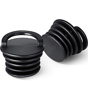 Outus Kayak Scupper Plugs Canoe Boat Scupper Stopper Plugs Bungs Replacement for Kayak Canoe Boat Drain Holes, Black (8 Pieces)