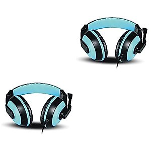 Mikikit 2pcs Over The Head Headphones Overhead Headphones Wired Headphones for Computer Noise Cancelling Headset Gamer Headphones Gaming Headset Adjustable Game Headphone Earphone
