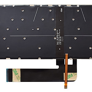 SUNMALL Keyboard Replacement Compatible with Yoga 730-13IKB 730-13IWL 730-15IKB 730-15IWL,Yoga 530-14IKB, Flex 6-14ARR Flex 6-14IKB Series Laptop with Backlight US Layout
