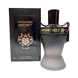 Tokuyo Cologne for Men Invincible Sport Natural Spray Masculine Scent Wonderful Fragrance Gift Eau De Parfum for Daily Use 3.3 Fluid Ounce, 100.0 milliliters