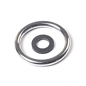 IMLEZON Pre Rinse Sprayer Commercial Sink Faucet Spray Valve Chrome Finished (Black), (IM-US-KH12)