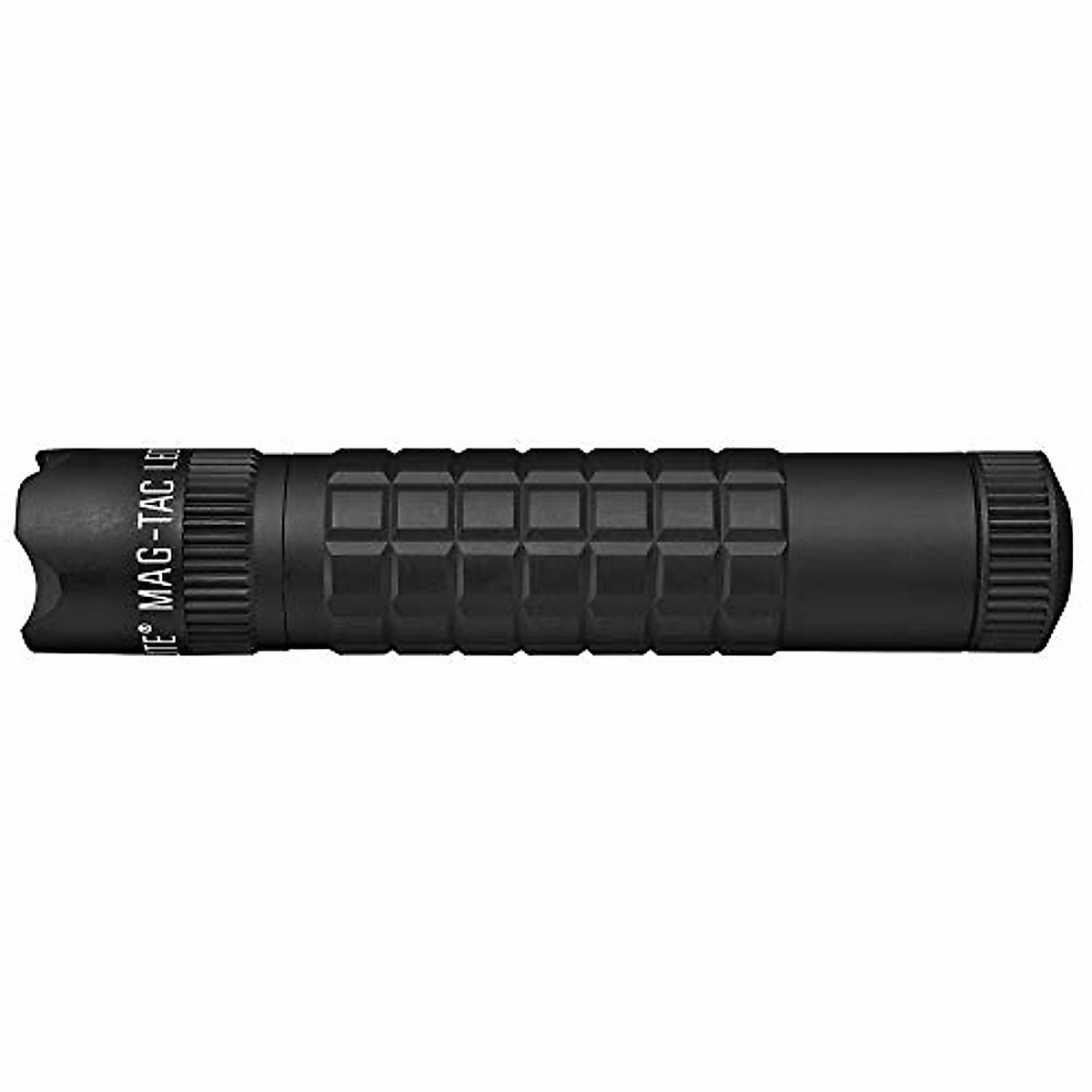 Maglite Mag-Tac LED 2-Cell CR123 Flashlight - Crowned-Bezel, Matte Black