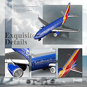 Joylludan Model Planes Southwest Model Airplane Toy Plane Aircraft Model for Collection & Gifts
