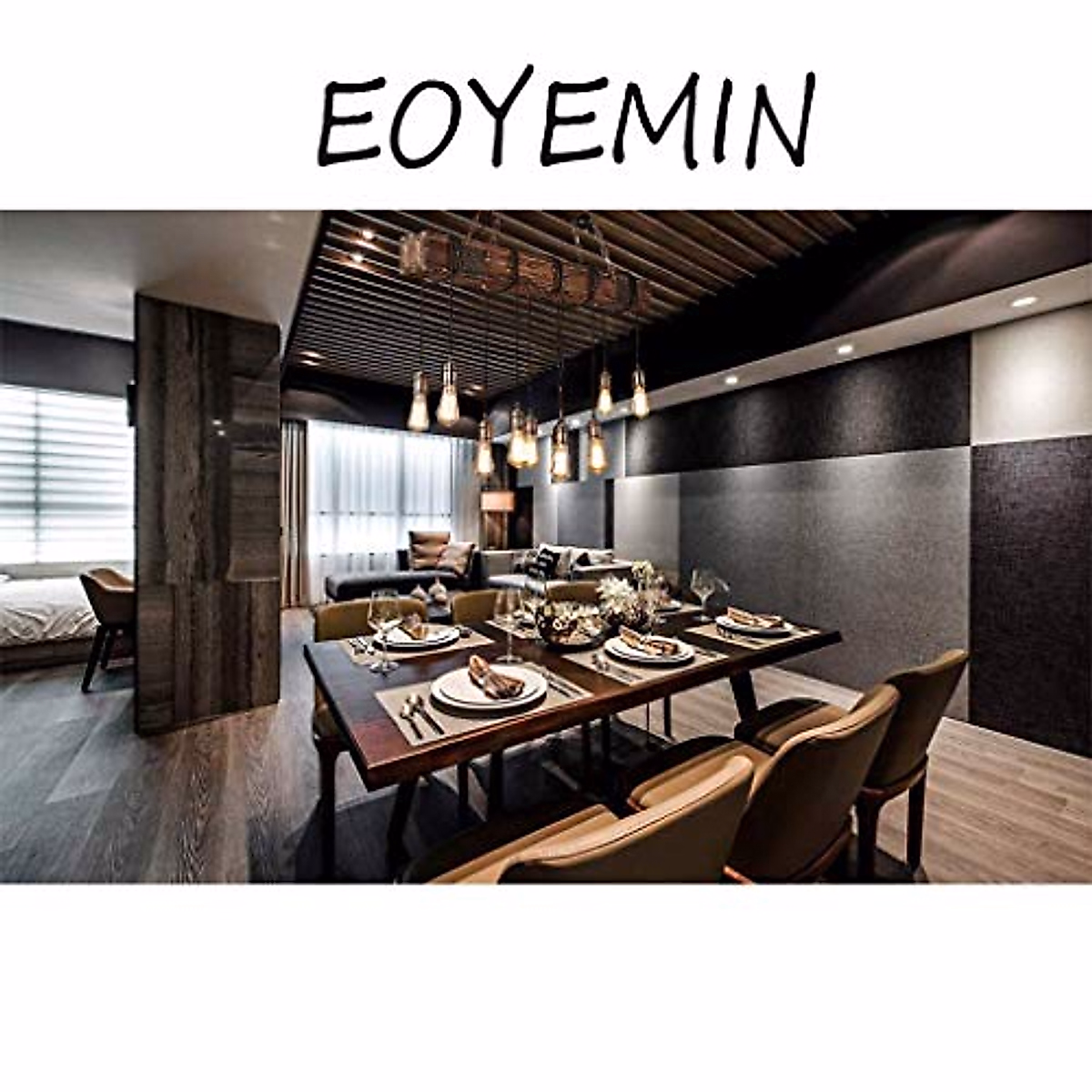 10-Lights Chandelier Wooden Retro Rustic Pendant Light - Industrial Suspension Light line can be Adjusted Freely - Distressed Wood Chandelier for Dining Table Vintage Kitchen, Bar, Island, Billiard.