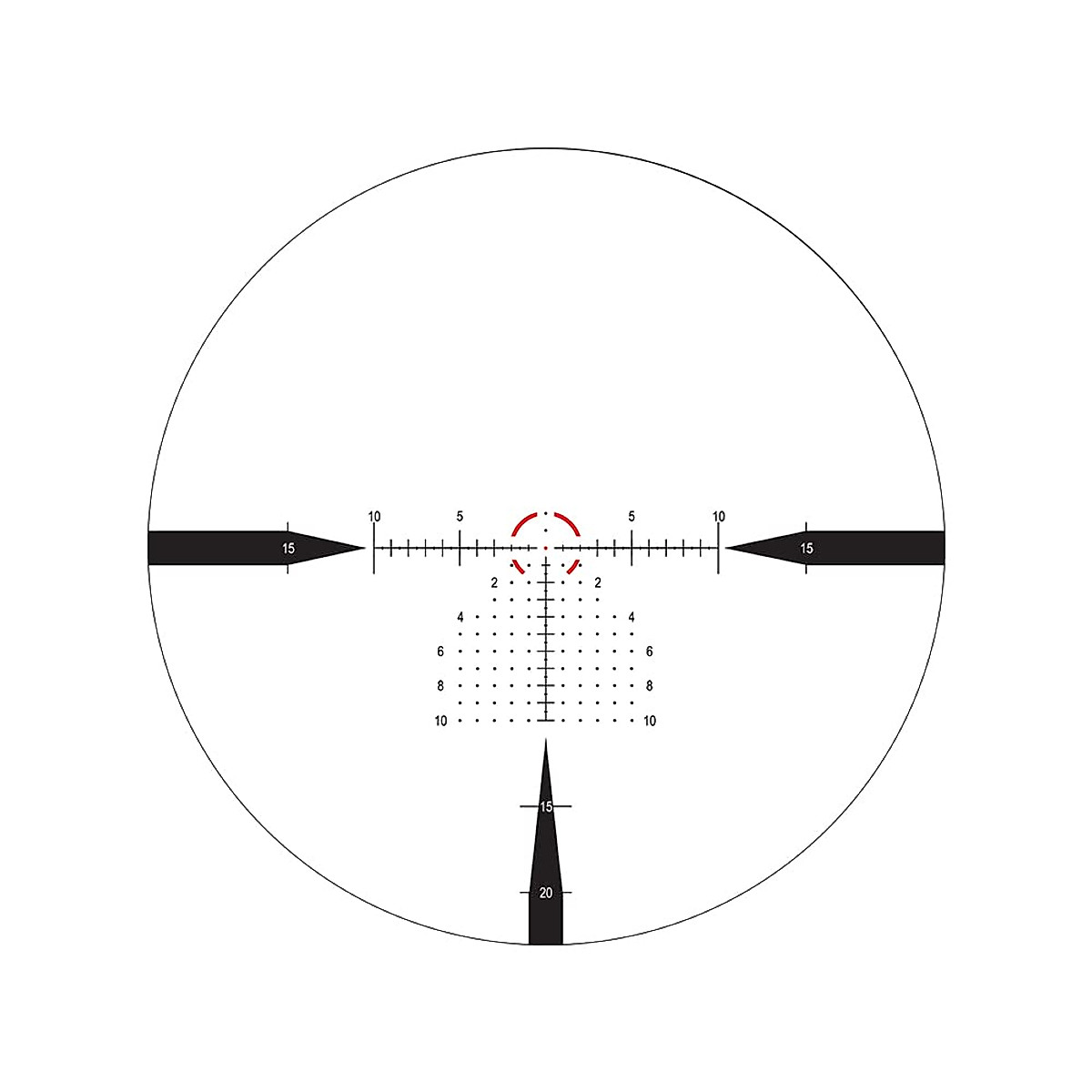 NIGHTFORCE NX8-1-8x24mm F1 Capped First Focal Plane (F1/FFP) 30mm Tube Durable Precise Waterproof Fogproof Hunting Gun Scope, FC-DMX Reticle - Dark Earth