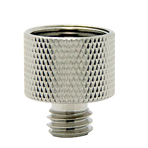 CAMVATE 5/8"-27 Female to 3/8"-16 Male Adapter for Microphone Stand Mount - 0987