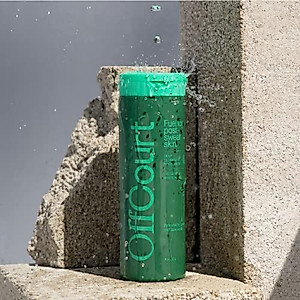 OffCourt Sulfate-Free Body Wash for Men & Women - Non-Drying Exfoliator with Glycolic & Lactic Acids Leaves Skin Fresh & Smooth with Fig Leaves and White Musk Scent, 14 Fl. Oz (Pack of 1)