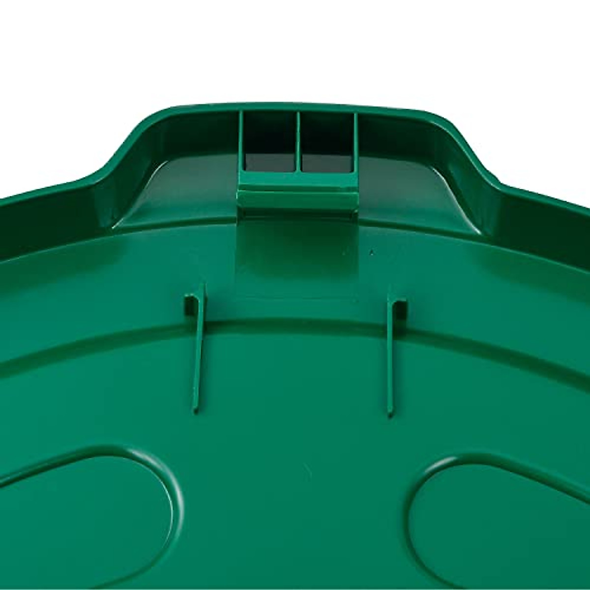 Global Industrial 55 Gallon Garbage Can Lid, Green